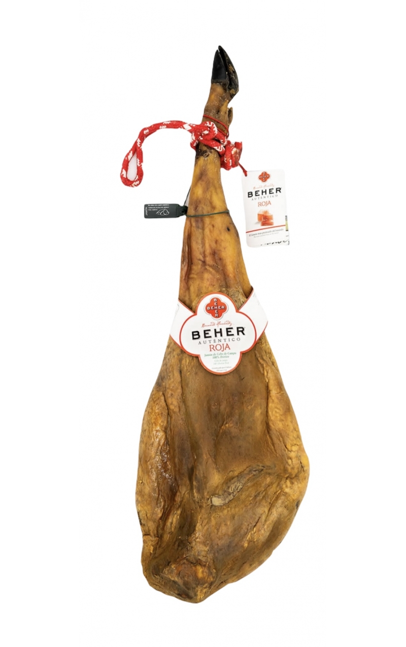 Comprar Jamón de Cebo de Campo 100% Ibérico BEHER Roja