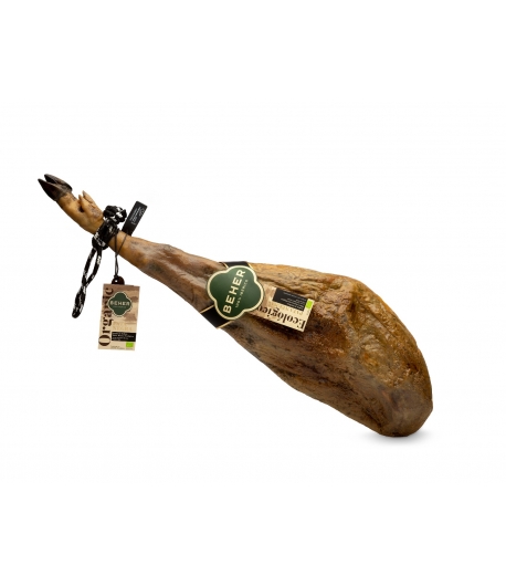 Jamón Beher ecológico. Comprar Jamon de bellota 100% ibérico Beher Oro ...